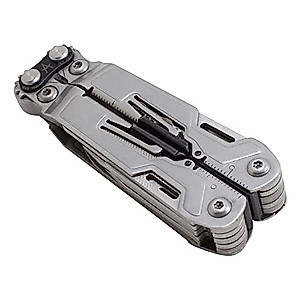 SOG Multitool Pliers Pocket Knife – PowerPint EDC Tool and Compact Lightweight Multi Tool w/ 18 Multitools in Multi-Purpose Tool (PP1001-CP)