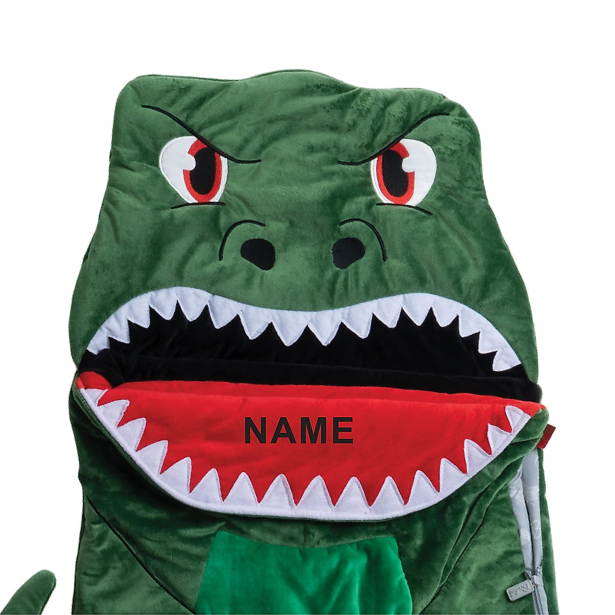 Bixbee Kids Sleeping Bag, Dinosaur Sleeping Bag for Kids 3+, 60 x 22 Inches, Soft Toddler Sleeping Bag with Carrying Handle | Machine Washable Soft Slumber Bag for Naptime, Daycare