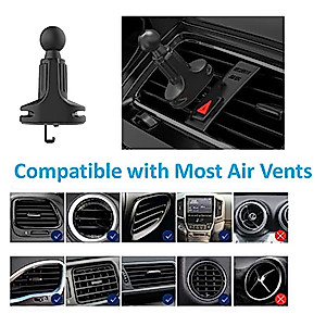 sllsky Universal Air Vent Clip for Car Phone Mount, Vent Grip for Car Phone Holder with Joint Ball [Diameter 0.67 in (17mm)]