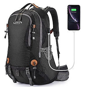 G4Free 50L Hiking Backpack Waterproof Daypack Outdoor Camping Climbing Backpack with Rain Cover for Men Women