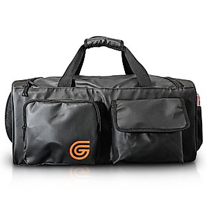 Ultimate Gaming Duffel Bag w/Shoulder Strap - Perfect for Board Games and RPG Players - Removable Dice Tray | Miniature Foam Inserts | Tons of Storage & Pockets | Battle Mat Storage