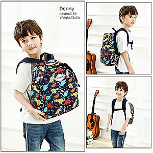 willikiva Cute Dinosaur Toddler Backpack for Boys and Girls Kids Children Preschool Bag Waterproof(Big Dinosaur)