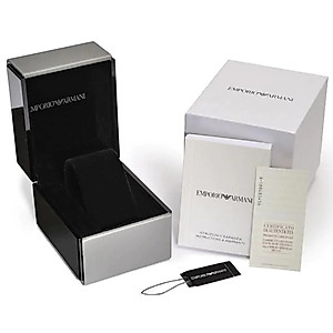 Emporio Armani Men's Chronograph Black Stainless Steel Watch (Model: AR1895)