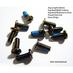 VATH M2.5 x 6mm OEM Laptop Screws (Nylok) 10pcs (S13)
