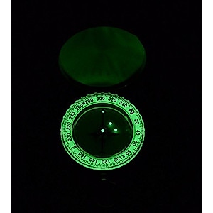 Personalized Wilderness Scouting Brass Pocket Compass | Engraved Gift for Husband, Son, Scouts, Camping, Hiking (My Own Text)