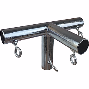 1" F4, 4-Way Flat Roof EMT Conduit Canopy Fittings by Cowboy Canopy, DIY Metal Carport Parts (4)