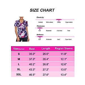 LURANEE Womens Golf Shirt,Workout Tops Short Sleeve Half-Zip SPF 50+ Sun Protection Shirts Cooling Dry Fit Running Clothes Lightweight Hiking Sport Yoga Jacket Active Wear Tie Dye Medium