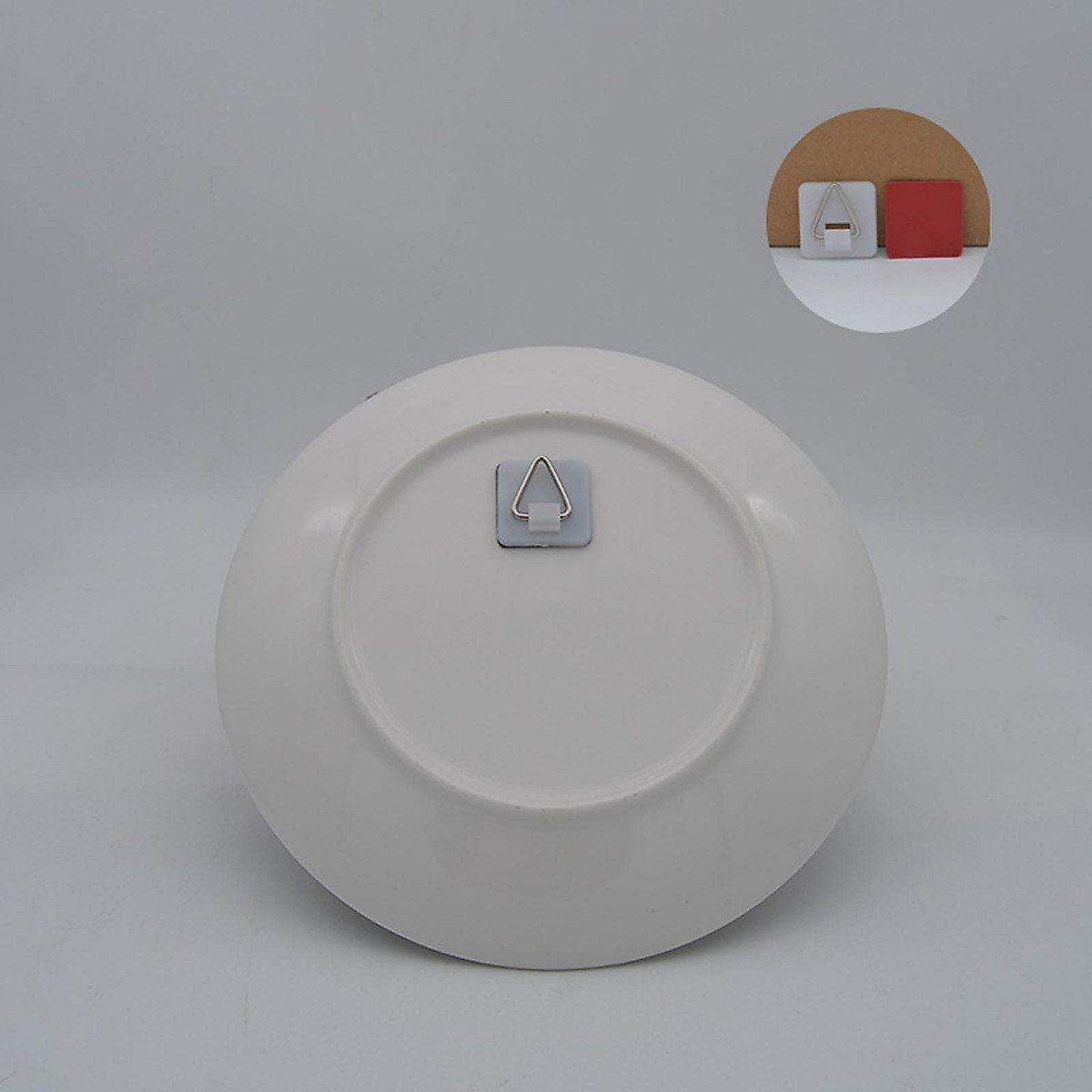 Gazechimp 10 Pieces Invisible Plate Hanger Vertical Plate Holders for Plate Pictures Wall Supplies, 1 Inch