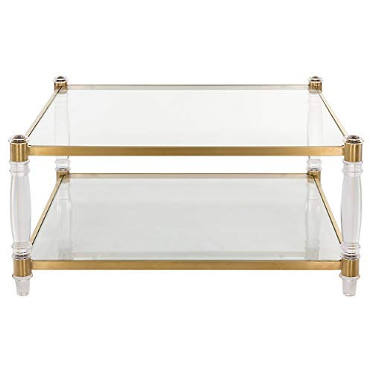 Safavieh Couture Collection Isabelle Bronze Acrylic Coffee Table