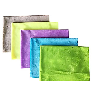 longshine-us 5pcs 19.7 x 15.8 Inch Diy Fabric Crystal Velvet Short Plush Decorative Cloth Jewelry Toy Cloth Fabric Sheet Pack DIY Craft Patchwork Sewing Squares Assorted Colors for Hobby Craft (Multi)