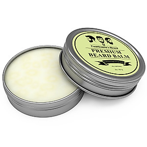 The Gentlemen's Beard Premium Beard Balm - Gentlemen’s Scent - Leave-in Conditioner & Softener - All Natural - Styles, Strengthens, Thickens & Softens Promoting Healthier Beard & Mustache Growth