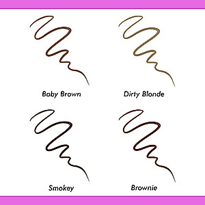 Lime Crime Bushy Brow Pen, Smokey (Black Brown) - Thin Precision Eyebrow Pencils Define, Shape, Build, Fill In & Flick Up - Eyebrow Filler for Natural Looking Brows - Vegan & Cruelty-Free…