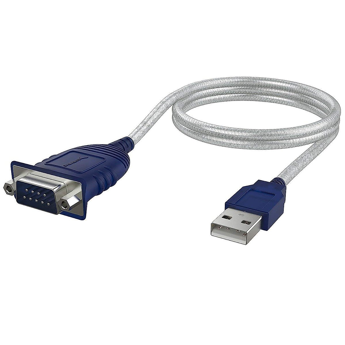 SABRENT USB 2.0 to Serial (9 Pin) DB 9 RS 232 Converter Cable, Prolific Chipset, HEXNUTS, [Windows 11/10/8.1/8/7/VISTA/XP, Mac OS X 10.6 and Above] 2.5 Feet (CB-DB9P)