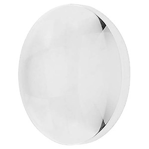 yangsense Double Convex Lens, 30mm Diameter Optical Glass Convex Lens, 2.5 X Magnifying Factor for DIY Magnifying Lens Physical Optics Experiment Lens Physics Classrooms