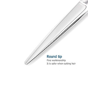 5.5" Professional Hair Scissors Barber Scissors Haircut Scissors Hair Cutting Scissors Hairdresser Scissors 440C Hair Shears Blind Hole Convex Edge KINSARO