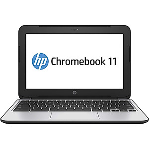 HP ChromeBook 11 G4 11.6 Inch Business Notebooks, Intel Celeron Processor N2840 2.16GHz, 4G RAM, 16G SSD, WiFi, HDMI, Chrome OS(Renewed)