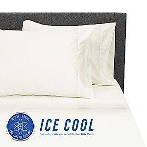 SensorPEDIC Ice Cool 400 Thread Count Cream Sheet Set - King (10321)