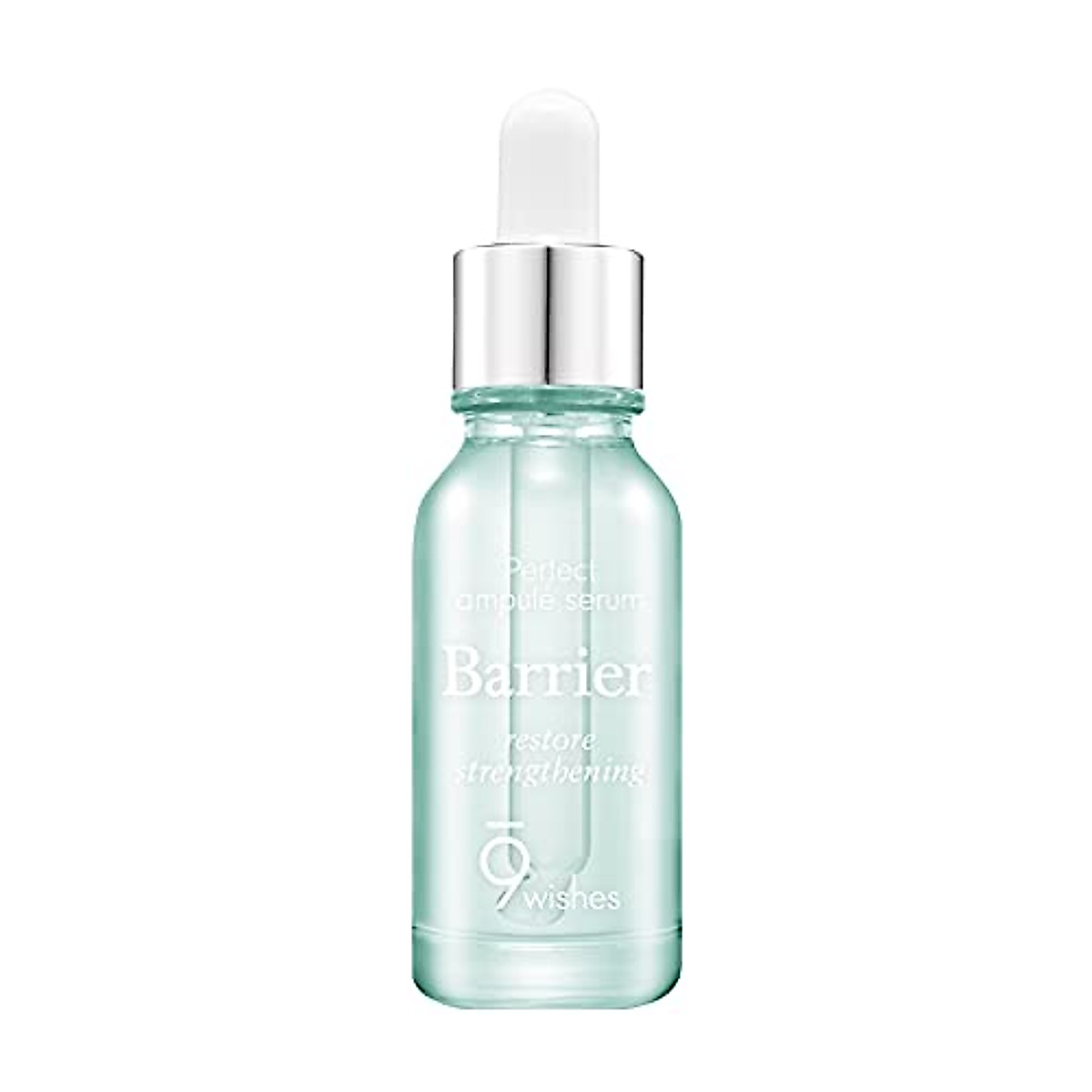 [9 wishes] Rebuild Skin Barrier Ampule Serum #Barrier 0.85Fl.Oz to repair damaged skin barrier and balance skin pH level for healthy skin (Renewed)