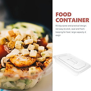 Veemoon Cupcake Containers Plastic Containers Acrylic Clear Appetizer Serving Dish Food Tray with Lid Dessert Holder for Food Buffet Party Catering Cupcake Containers Plastic Containers