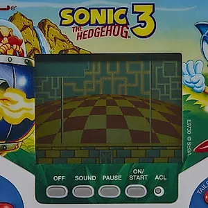 Hasbro Gaming Tiger Sonic The Hedgehog 3 Electronic LCD Video Game, Retro-Inspired Edition, Handheld 1-Player, Ages 8 and Up