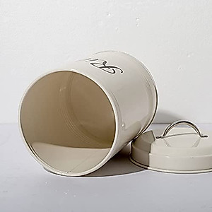 Baoblaze Metal Food Rice Storage Tin Canister 3L Container 5.9x7.5 Inch Premium