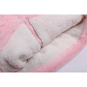 MINKIDFASHION Baby Girls Winter Autumn Warm Jacket Coat (5T, Pink)