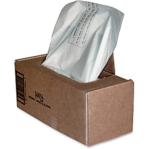 Fellowes Powershred Shredder Bags for 125/225/2250 Series Shredders, 50 Bags & Ties (36054)