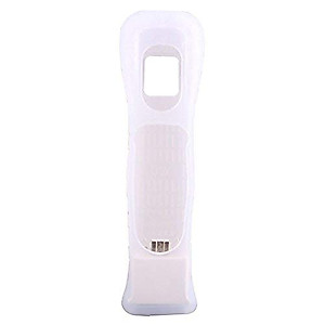 OSTENT Motionplus Motion Plus + Silicone Case for Nintendo Wii Remote Controller Game Color White