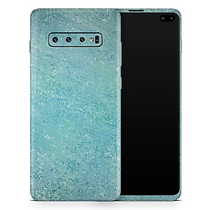 DesignSkinz Textured Teal Surface Protective Vinyl Decal Wrap Skin Cover Compatible with The Samsung Galaxy S20 (Screen Trim & Back Glass Skin)