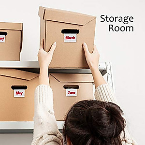 50pcs Labels for Storage Bins Plastic Label Clip, Basket Labels Clip On Wire Shelf Price Label Holder Merchandise Sign Display Holder, 50pcs Label Insert Included (6x4cm)