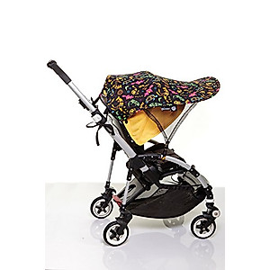 Dreambaby Animals Stroller Sun Shade, Large, Black