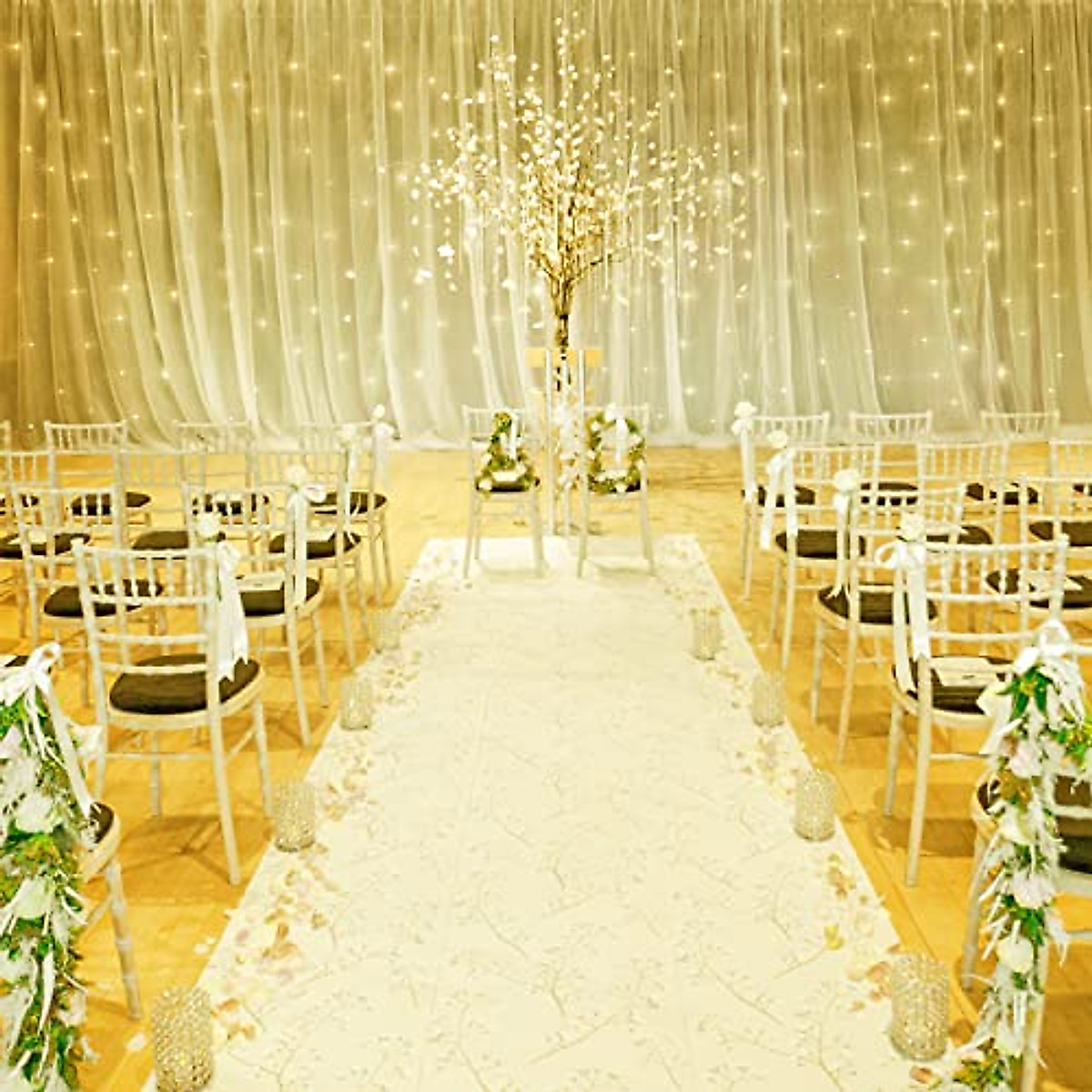 Fairy Lights Plug in, 32FT 100 LED Waterproof Copper Wire Twinkle Firefly Lights with UL Adaptor, Starry String Lights for Bedroom Indoor Outdoor Garden Patio Christmas Wedding Decorative (Warm White)