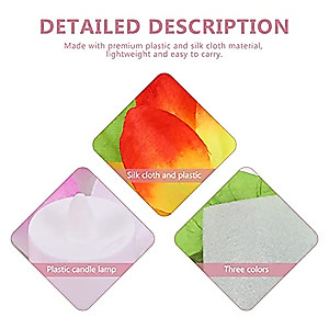 Yardwe Flower Decor 10 pcs LED Floating Pond Light Floating led Floating Flowers Floating Light Led Night Light