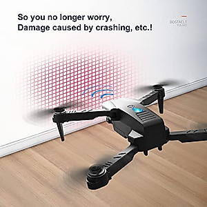 S85 Pro Rc Mini Drone 4k Profesional HD Dual Camera Fpv Drones With Infrared Obstacle Avoidance Rc Helicopter Quadcopter, WiFi Transmission, Optical Flow, Follow Me, Smart Return Home (A)