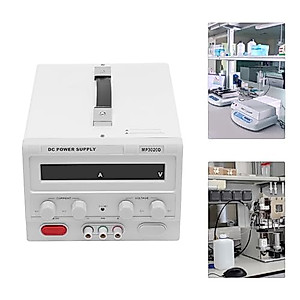 DC Power Supply Adjustable Bench Power Supply DC Regulated Power Supply 0-32V 0-20A with Intelligent Cooling 110V Input 0.1V 0.1A Display Precision Durable Portable Design for Laboratory Use