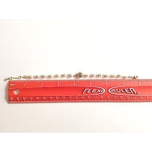 SIFRIMANIA Freshwater Cultured Pearls Catholic Image Adjustable Bracelet for Women Bride Jewerly (Saint Benedict Medal)