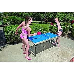 Poolmaster 72724 Outdoor Jr. Table Tennis Game, Blue