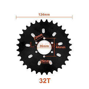 L-faster 450W Newest Electric Bike Left Drive Conversion Kit Can Fit Most of Common Bicycle Use Spoke Sprocket Chain Drive for City Bike(36V Twist Kit)