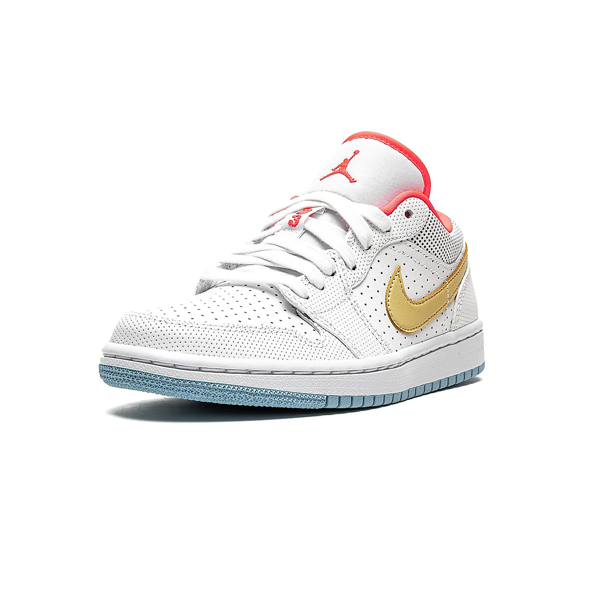 Jordan Womens WMNS Air 1 Low SE DC9509 100 White/Sesame/Flash Crimson - Size 11W