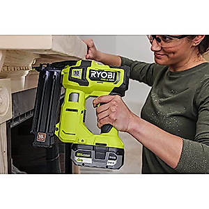 RYOBI ONE+ HP 18V 18-Gauge Brushless Cordless AirStrike Brad Nailer P322 (Tool Only) (Renewed)