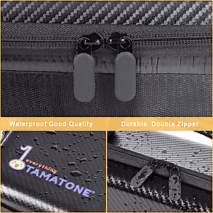Protection Case With Extra Storage For Otamatone Deluxe and Techno | Lightweight and Waterproof Automatone Instrument Holder | Sturdy and Portable | Crafted by Experts | Designed in Sweden