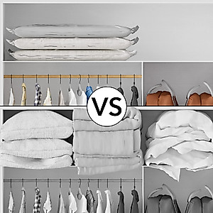 SpaceAid Jumbo Vacuum Storage Bags, Space Saver Sealer Compression Bags for Comforters, Blankets, Pillows, Bedding, Clothes (X-Large 3 Pack)