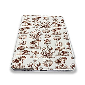 Cute Mushroom Toadstool Pattern Case Compatible with All Generations iPad Air Pro Mini 5 6 11 inch 12.9 10.9 10.2 9.7 7.9 Plastic Fabric Cover Slim Smart Stand SN496 (8.3" Mini 6th gen)