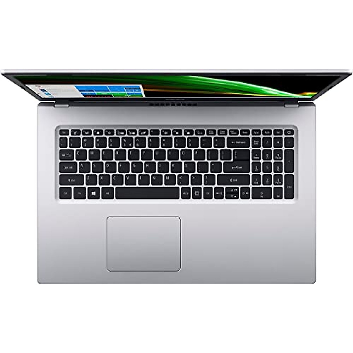 Acer 2022 Newest Aspire 3 Laptop, 17.3 inch HD Display, Intel Core i3-1115G4, 12GB RAM, 512GB SSD, Intel UHD Graphics, Wi-Fi, Windows 11 Home, Silver, Bundle with JAWFOAL