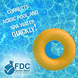 pH Increaser for Hot Tub & Pool | Pure Soda Ash, Sodium Carbonate | 15 lb