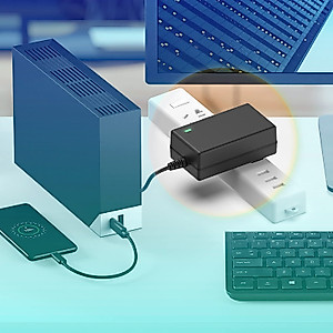 AC Adapter Charger for Seagate Freeagent & WD Western Digital External Hrad Drive HDD 6.5 Ft Power Cord