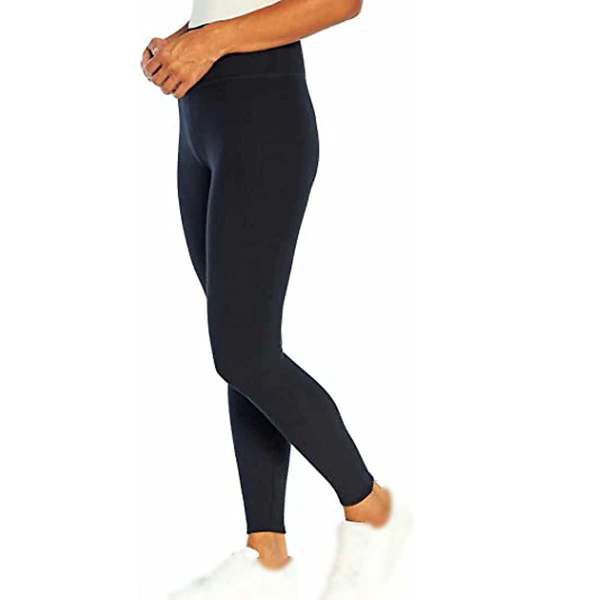 Orvis Womens Midweight High Rise Fleeced Lined Legging (Black, X-Small)