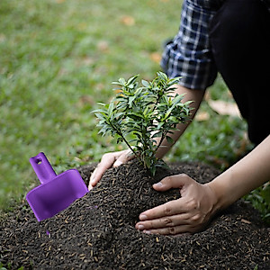 Vikan Remco 63008 Color-Coded Plastic Hand Scoop - BPA-Free Food-Safe Kitchen Utensils, Restaurant and Food Service Supplies, 16 oz, Purple