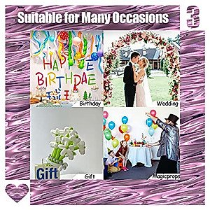 100 Pcs Long Balloons Twisting Balloons DIY 260 Latex Balloon Long Balloons for Birthday Wedding Decor, Party Decoration, Ties Balloons (White)