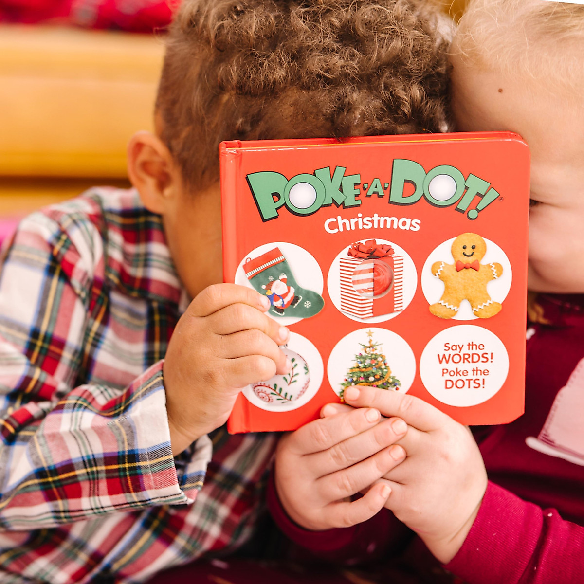 Melissa & Doug Children’s Book – Poke-a-Dot: Christmas (Board Book with Buttons to Pop)